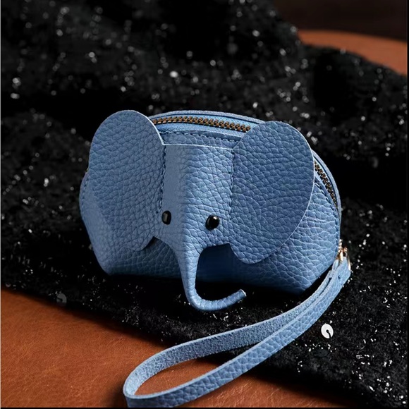 Bags | New Small Elephant Zipper Pouch Wallet Wristlet | Poshmark